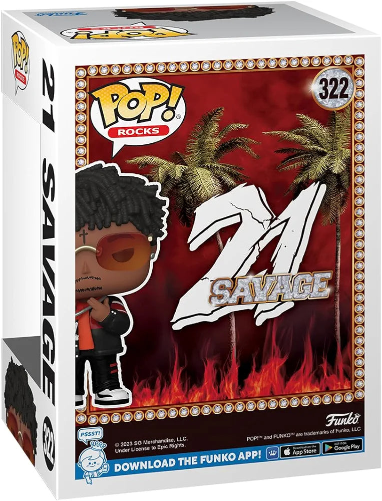 Funko POP! Animation: 21 Savage 322 3.85-in Vinyl Figure | Chicano Spot