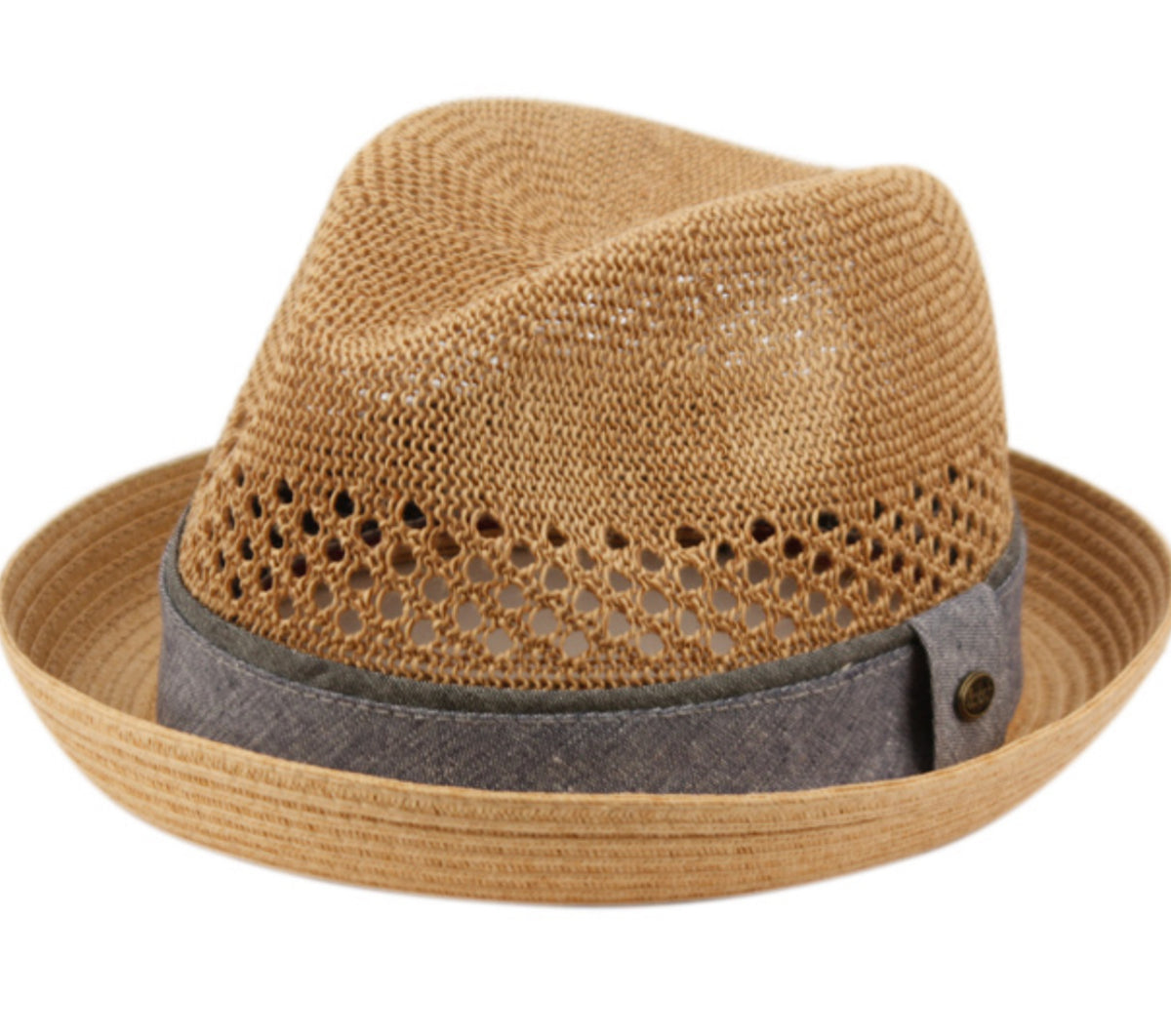 Epoch Straw Fedora Hat with Fabric Band | Chicano Spot