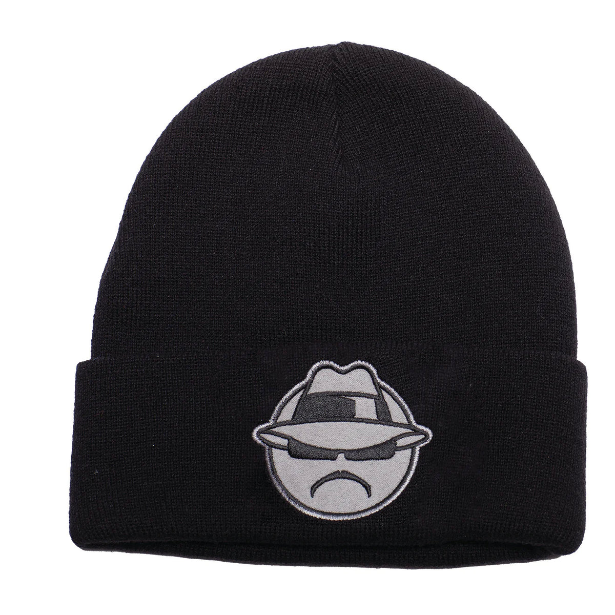 Lowrider Suede Patch Beanie | Chicano Spot
