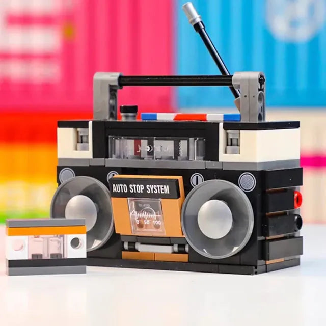1988 Retro Boombox building blocks kit | Chicano Spot