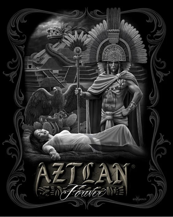 Special Edition - AZTLAN FOREVER - Queen Blanket | Chicano Spot
