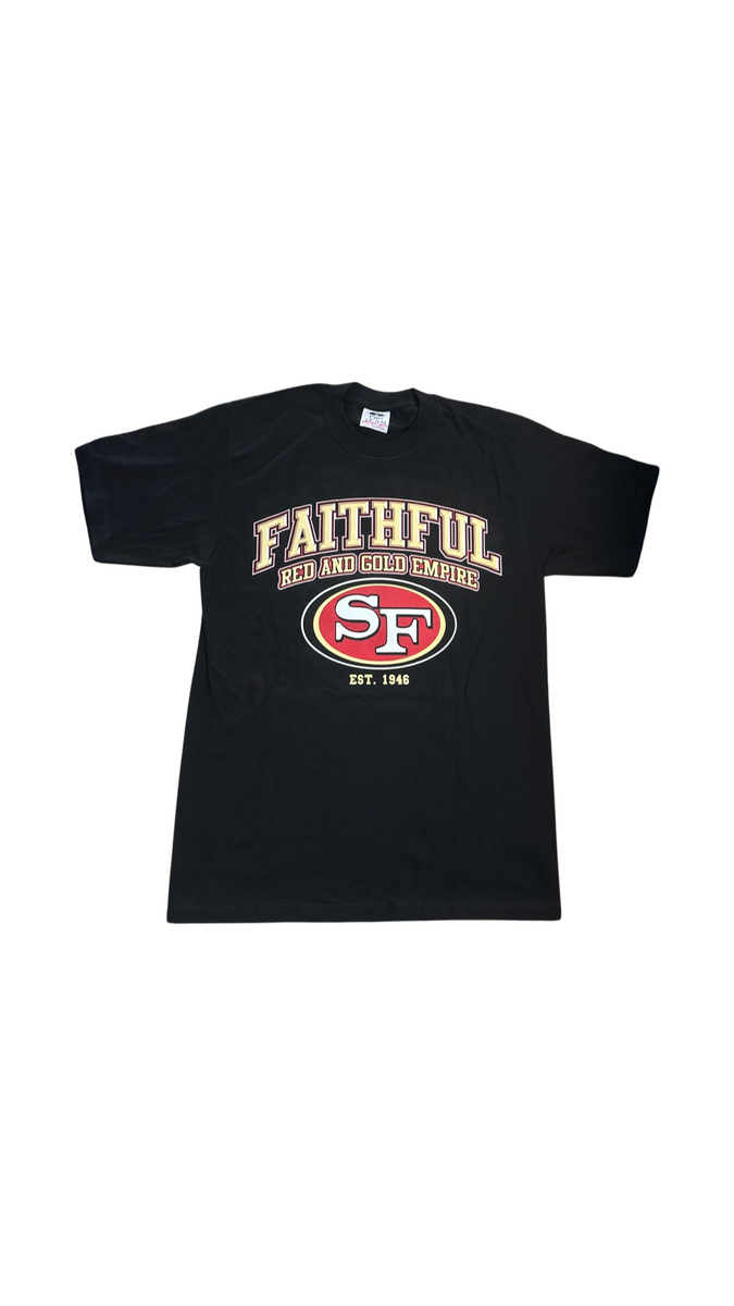 SF Red and Gold Empire T-shirt | Chicano Spot