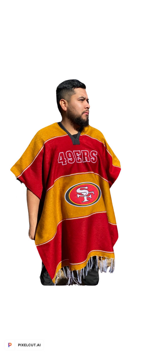 49ers Poncho | Chicano Spot